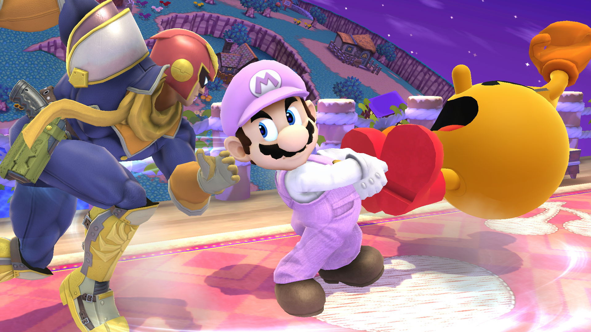 Lilac Mario [Super Smash Bros. (Wii U)] [Mods]