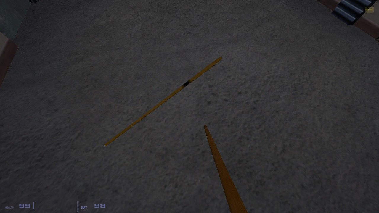 Pool stick from Azure Sheep Mod for Half-Life: Blue Shift | HL:BS Mods