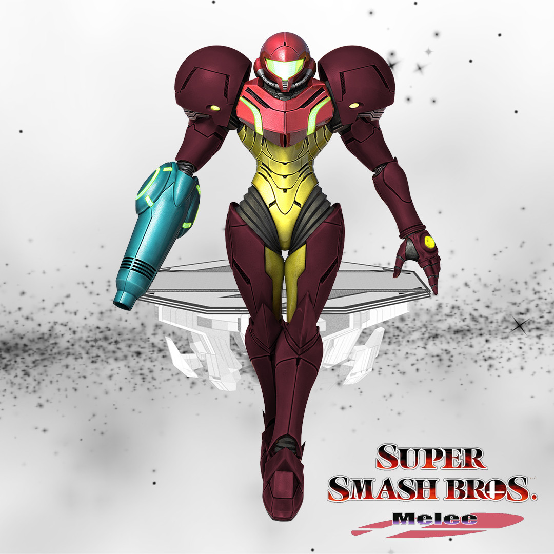 Melee - Maroon / Brown Alt. - Samus [Super Smash Bros. (Wii U)] [Mods]