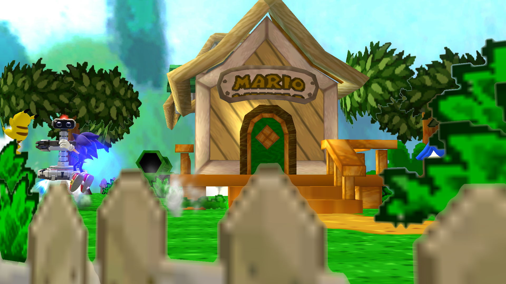 Paper Mario's House V.1 Mod for Super Smash Bros. (Wii U) | SSB4U Mods