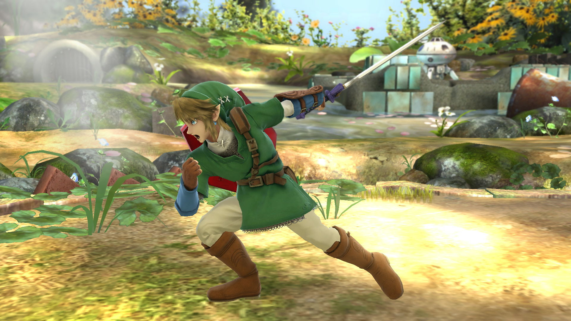 OOT Mirror Shield for Link [Super Smash Bros. (Wii U)] [Mods]