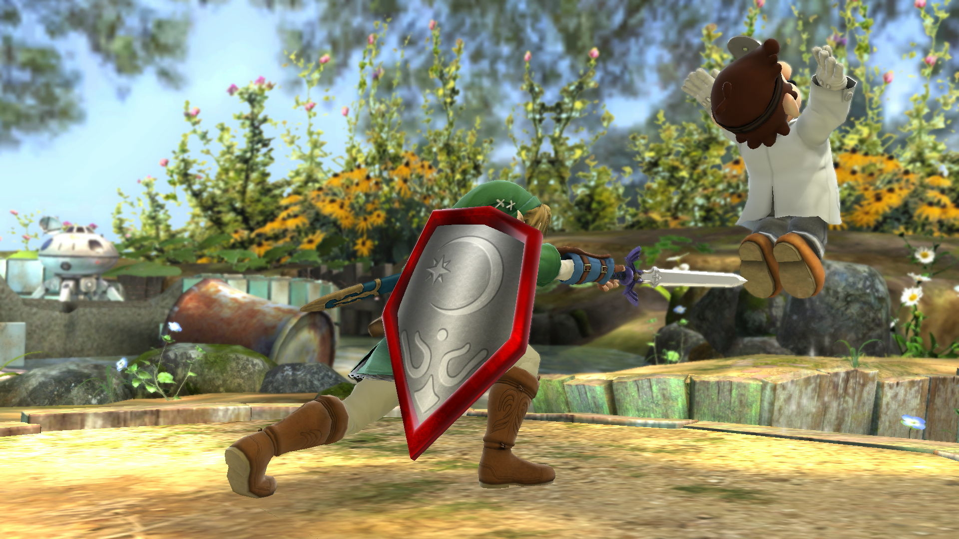 OOT Mirror Shield for Link [Super Smash Bros. (Wii U)] [Mods]