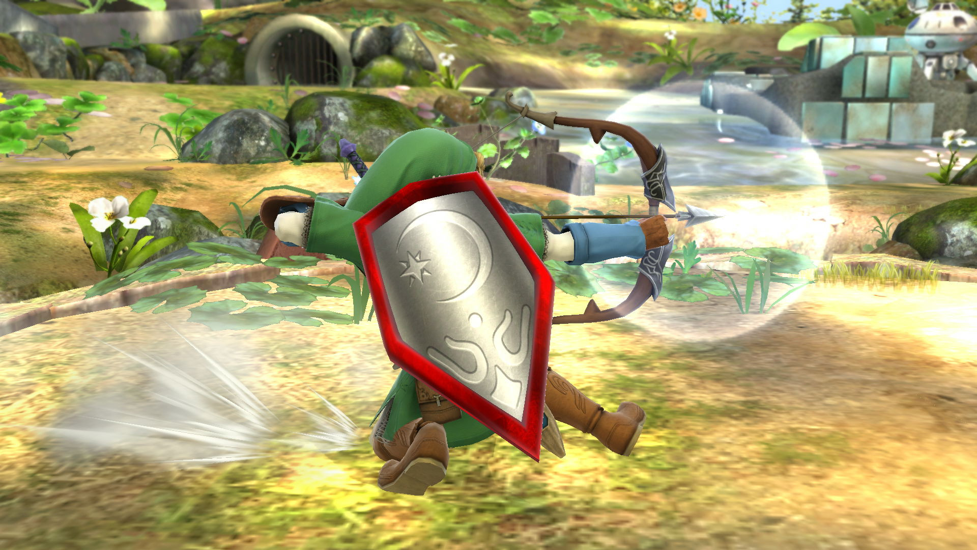 OOT Mirror Shield for Link [Super Smash Bros. (Wii U)] [Mods]