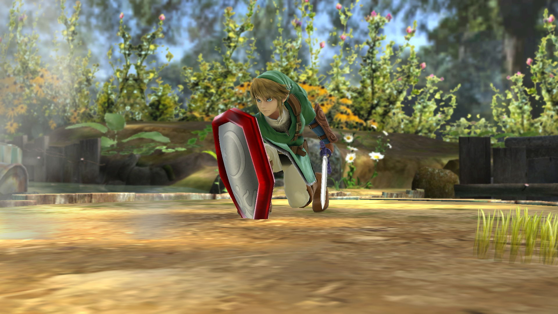 OOT Mirror Shield for Link [Super Smash Bros. (Wii U)] [Mods]