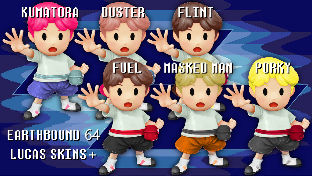 Lucas 64 Skin Pack Mod for Super Smash Bros. (Wii U) | SSB4U Mods