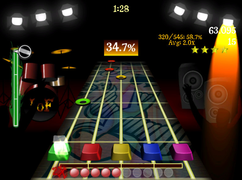 Oldschool Frets on Fire theme [Frets on Fire X] [Mods]