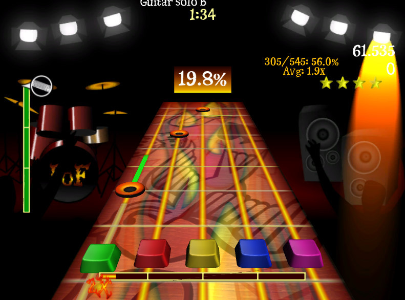 Oldschool Frets on Fire theme [Frets on Fire X] [Mods]
