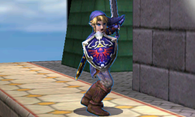 Zora Tunic Brawl Link [Super Smash Bros. (3DS)] [Mods]