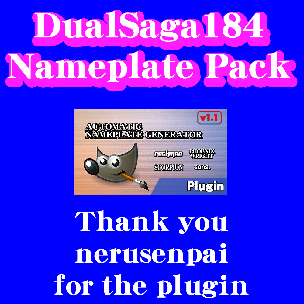 DualSaga184's Nameplate pack Mod for Super Smash Bros. (Wii U) | SSB4U Mods