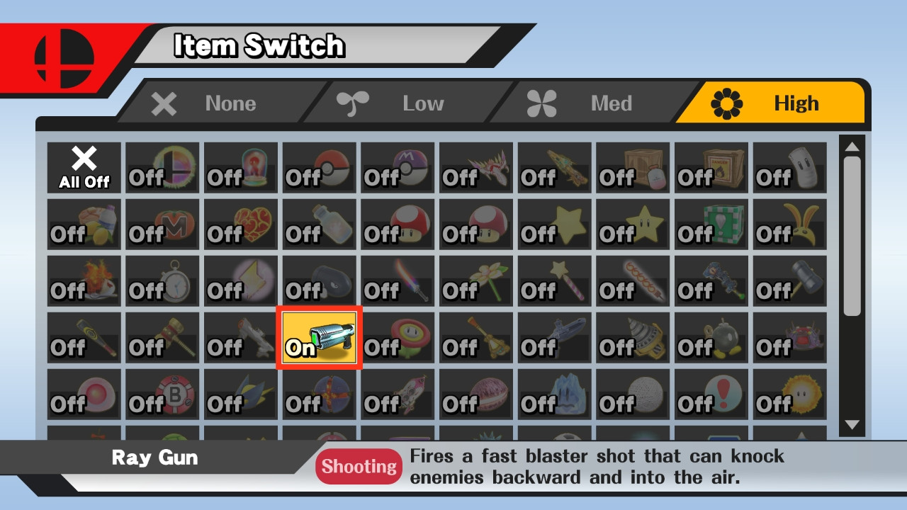 Brawl Ray Gun [Item] [Super Smash Bros. (Wii U)] [Mods]