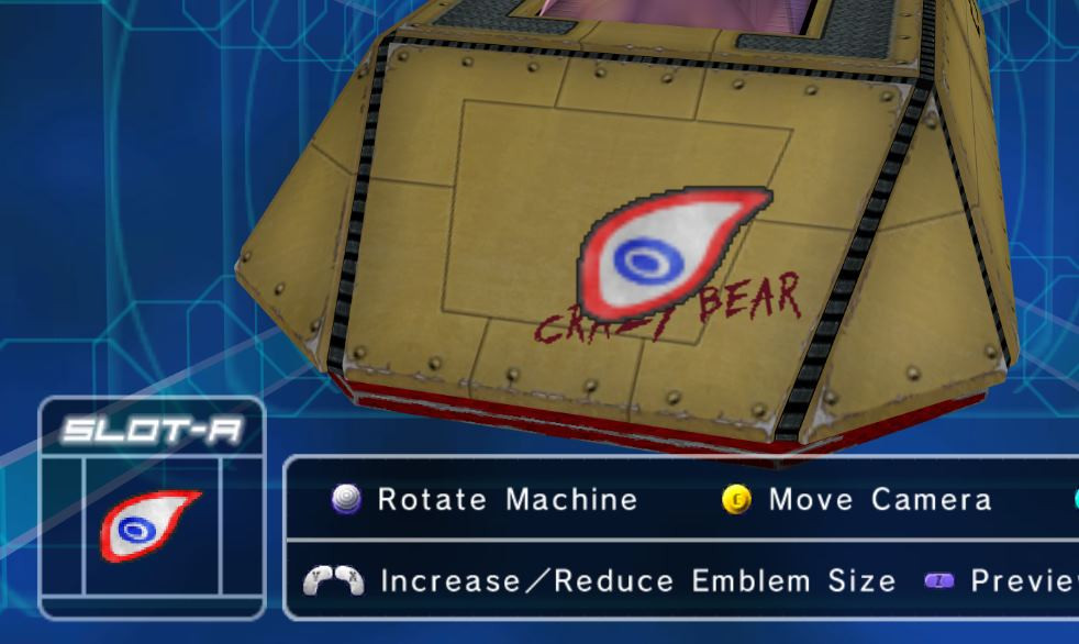Crazy Eyes for Crazy Bear (.PNGs Only + Emblem) [F-Zero GX] [Mods]