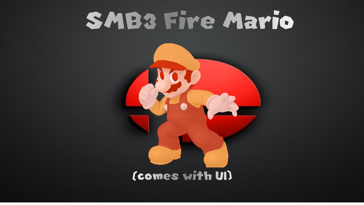 SMB3 Fire Mario Mod for Super Smash Bros. (Wii U) | SSB4U Mods