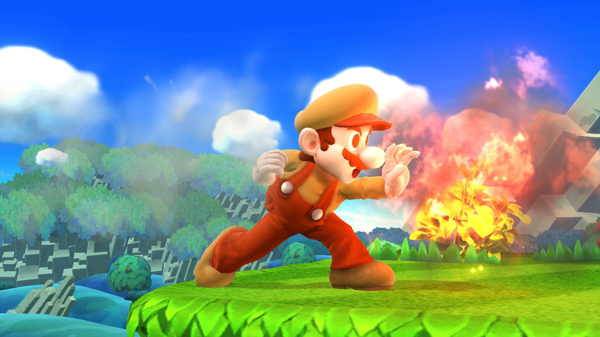 SMB3 Fire Mario Mod for Super Smash Bros. (Wii U) | SSB4U Mods