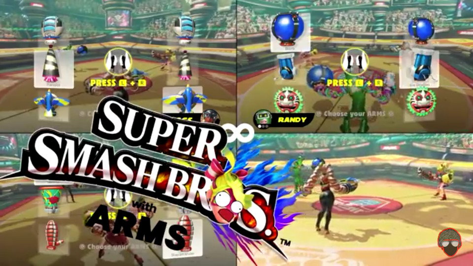 Super Smash Bros. with Arms Title Screen [Super Smash Bros. (Wii U)] [Mods]
