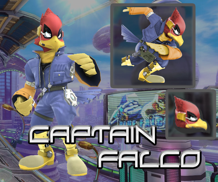 Captain Falco V1.1 Mod for Super Smash Bros. (Wii U) | SSB4U Mods