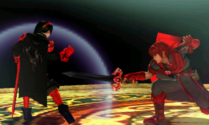 Black and Red Marth Mod for Super Smash Bros. (3DS) | SSB3DS Mods