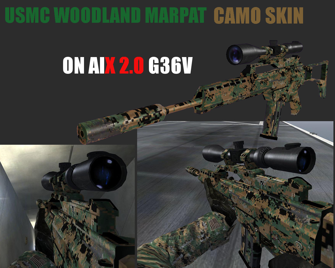 MCR's AIX 2.0 Personalization & Bonus Pack Mod for Battlefield 2 | BF2 Mods