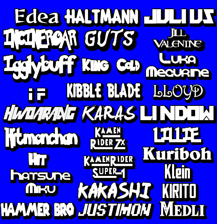 200+ Unique Character Nameplates Mod for Super Smash Bros. (Wii U ...