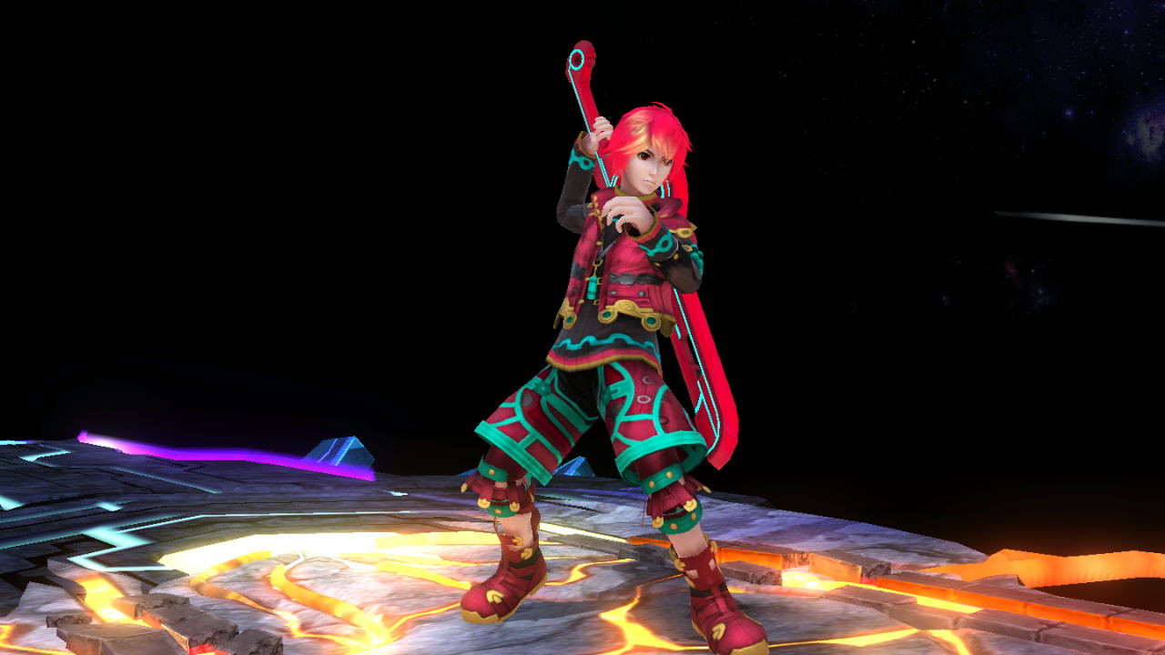 Pyra based Shulk Mod for Super Smash Bros. (Wii U) | SSB4U Mods