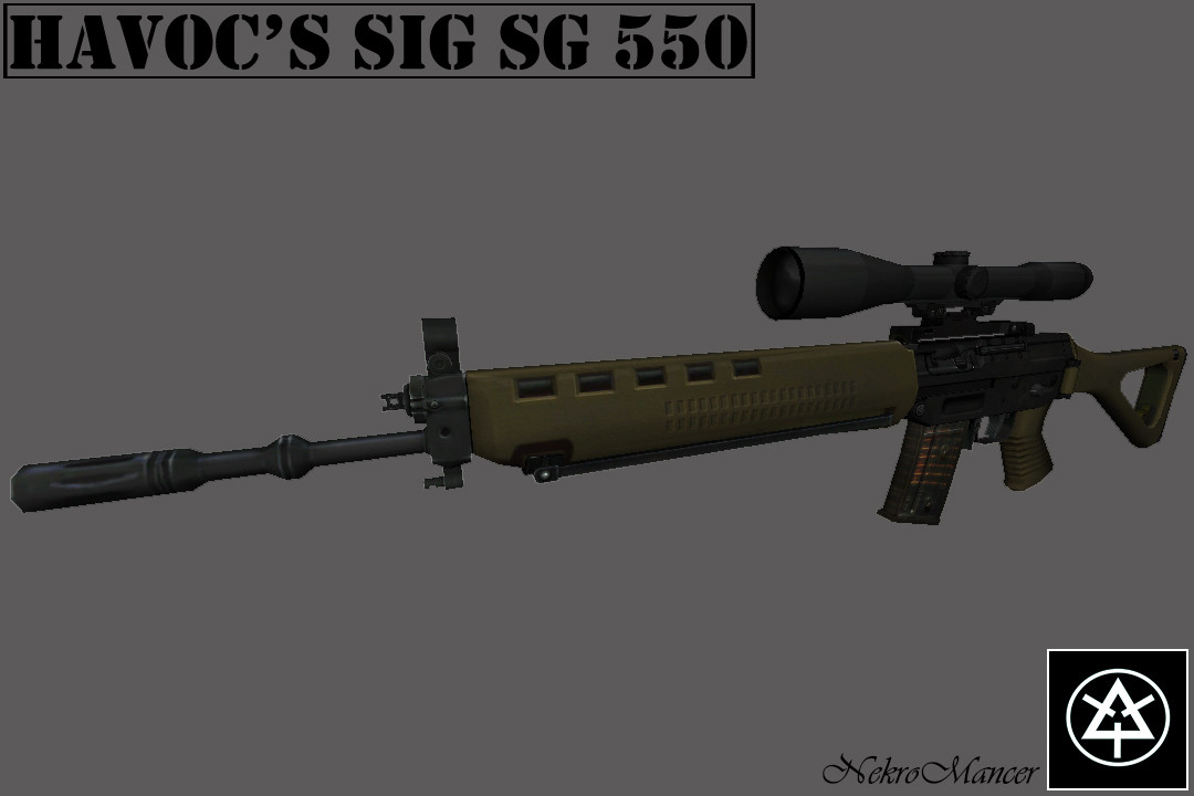 Nexon's SIG SG 550 Mod for Counter-Strike 1.6 | CS1.6 Mods