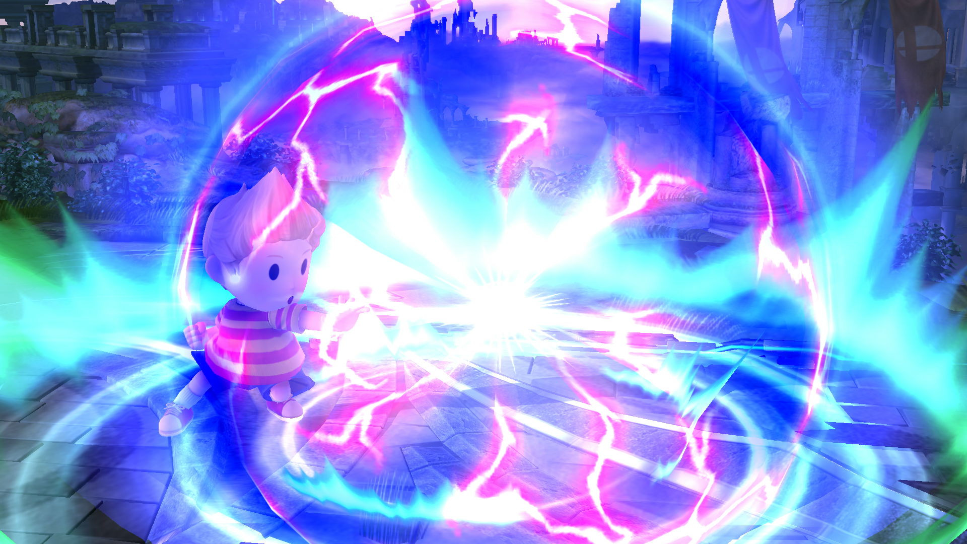Alt Psi Magnet Lightning Lucas [Super Smash Bros. (Wii U)] [Mods]