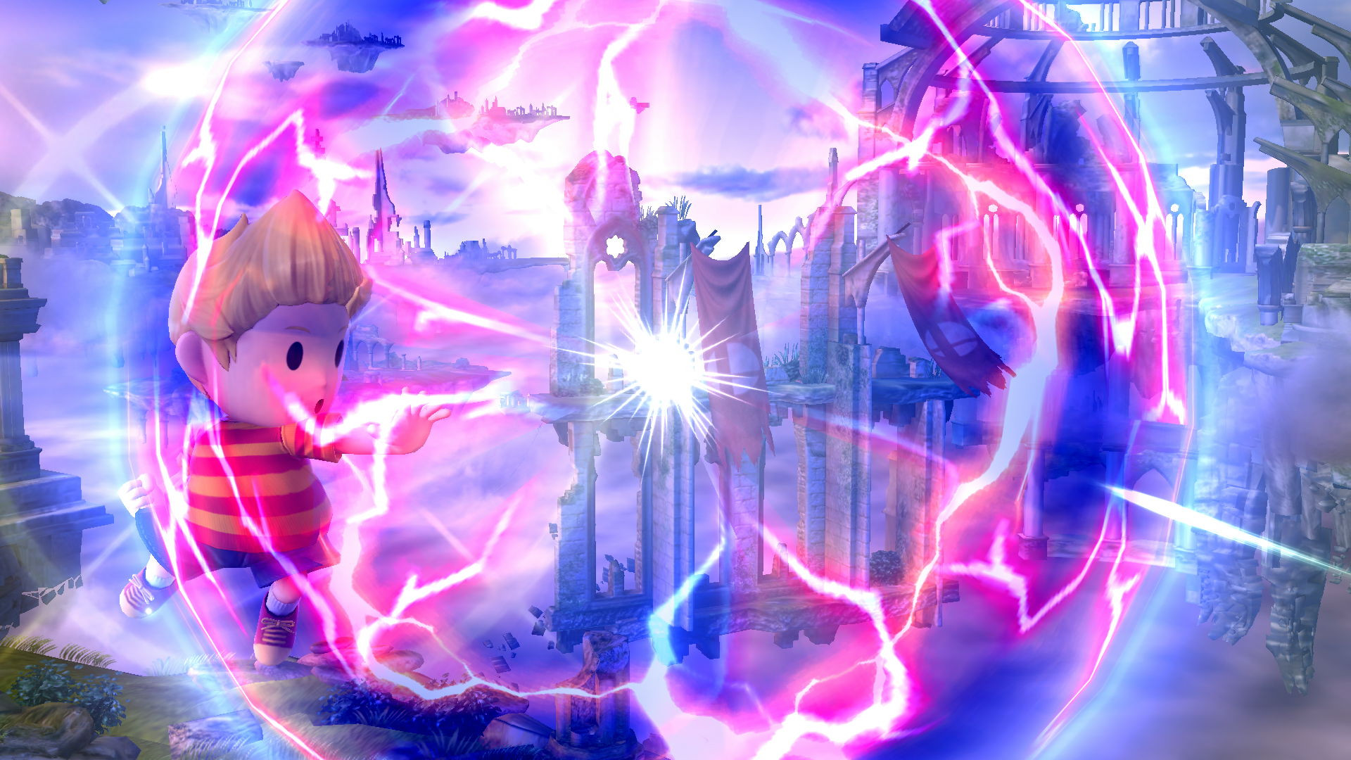 Alt Psi Magnet Lightning Lucas [Super Smash Bros. (Wii U)] [Mods]