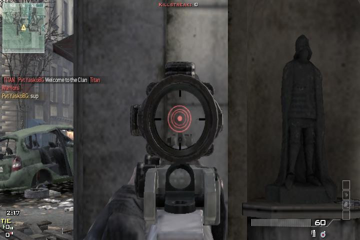 Bull's eye reticle [Call of Duty: Modern Warfare 3] [Mods]