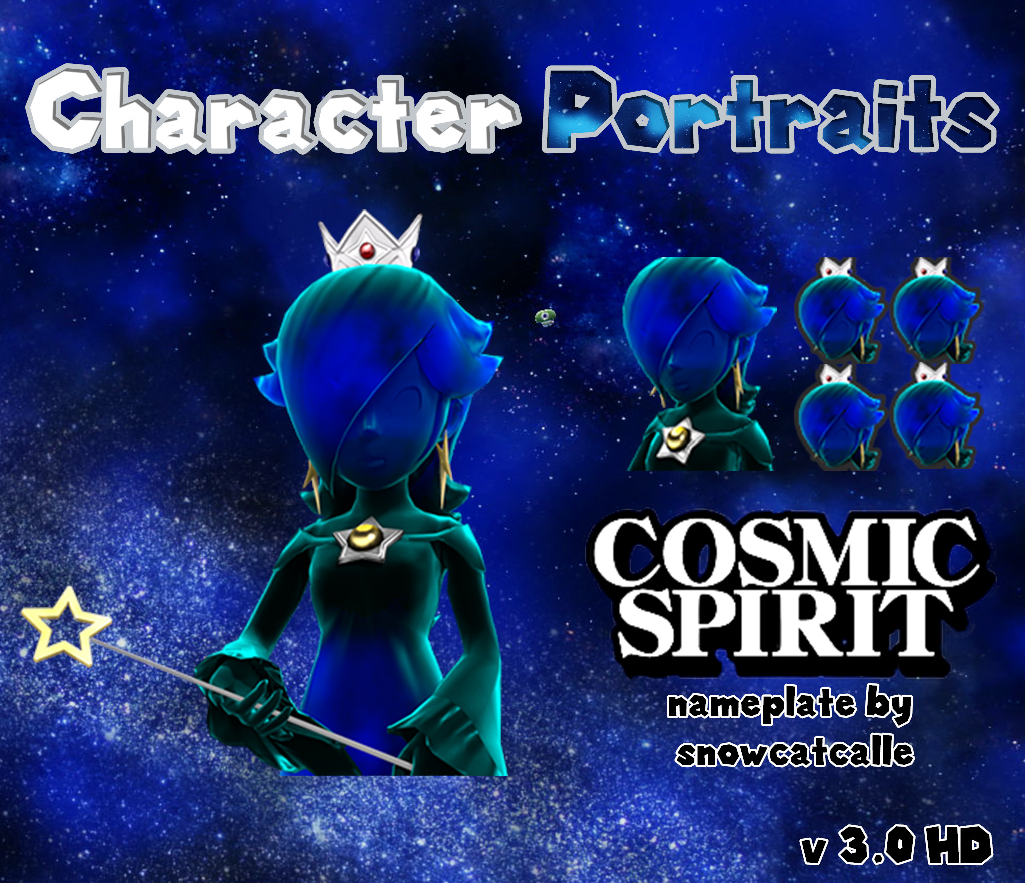 Cosmic Spirit Rosalina v3.1 HD Mod for Super Smash Bros. (Wii U ...