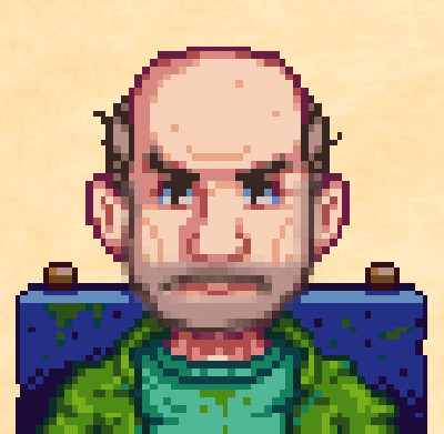George - With a Beard Mod for Stardew Valley | SV Mods