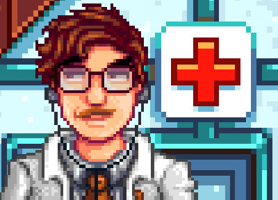 Harvey - White Coat Mod for Stardew Valley | SV Mods