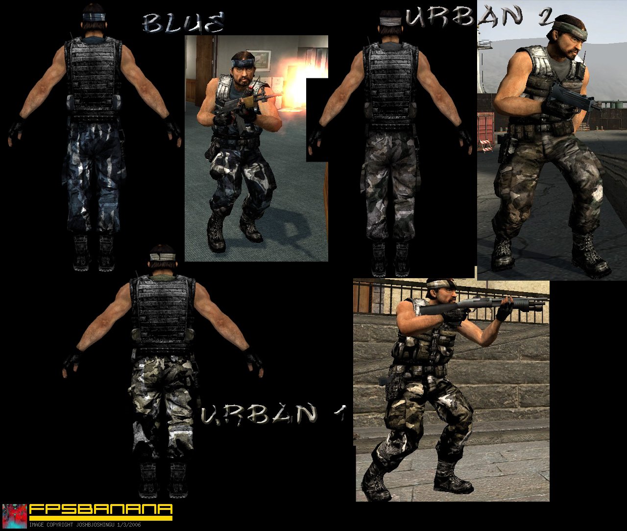 Joshbjoshingu's Ultimate Guerilla Camo Pack Mod for Counter-Strike ...