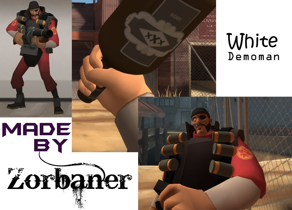 White Demoman Mod for Team Fortress 2 | TF2 Mods