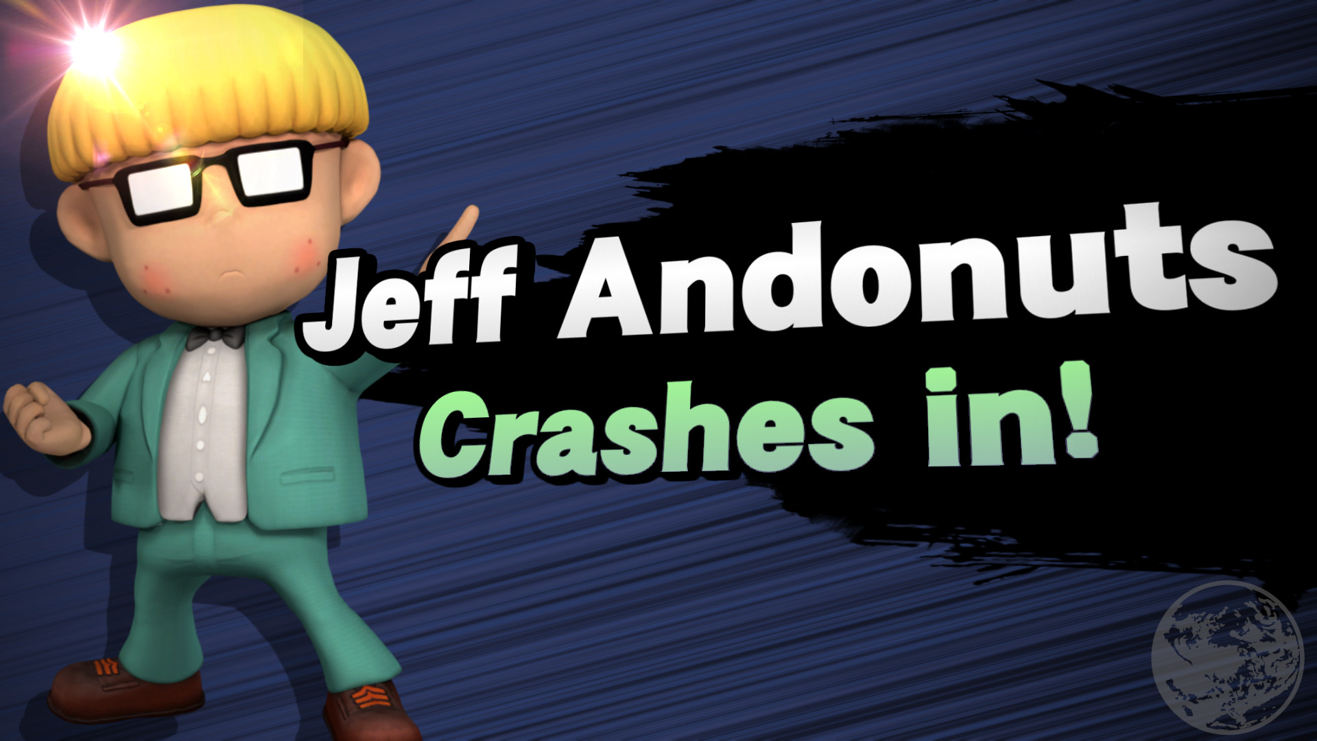 Jeff Andonuts Crashes in! Mod for Super Smash Bros. (Wii U) | SSB4U Mods