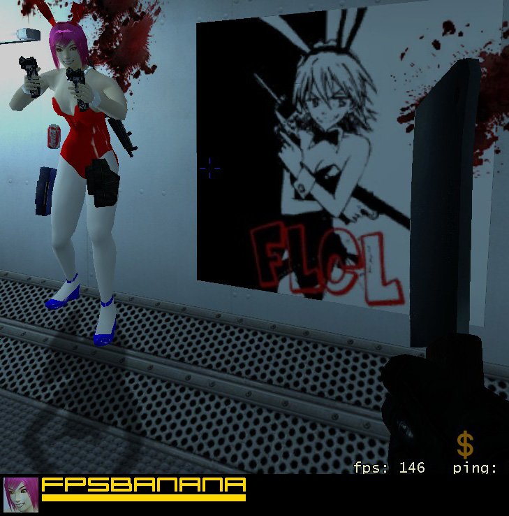 Psychotic Bunny Girl Mod for Counter-Strike: Source | CS:S Mods