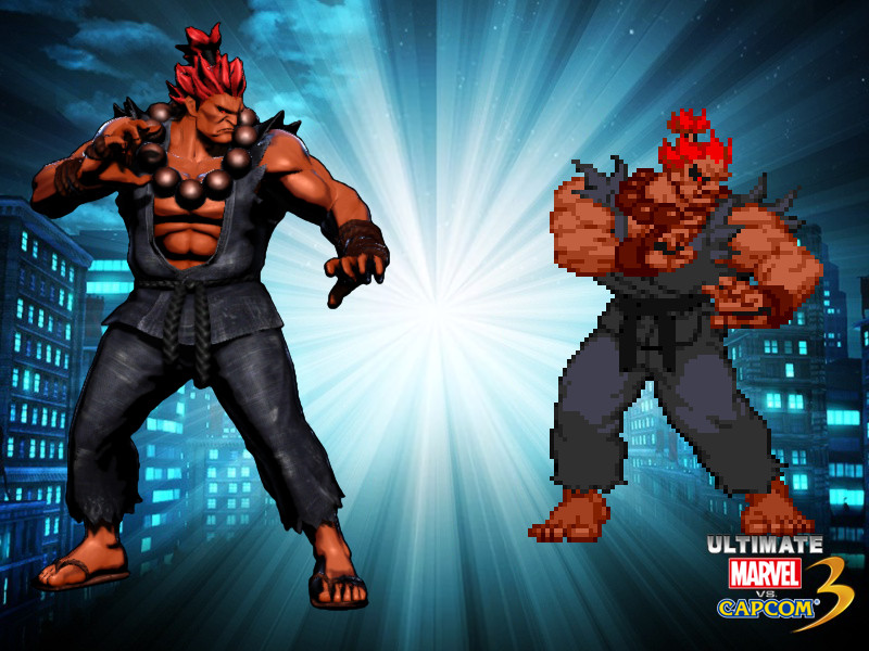 Akuma Skin Pack Mod for Ultimate Marvel vs Capcom 3 | UMvC3 Mods