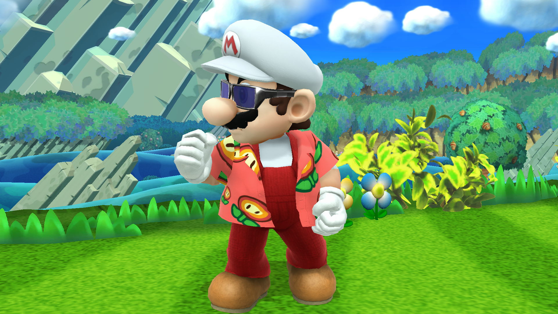 Sunshine Vacation Mario Mod for Super Smash Bros. (Wii U) | SSB4U Mods