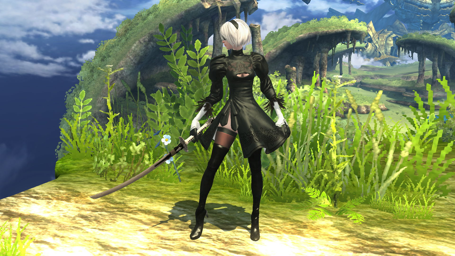 YoRHa 2b Mod for Super Smash Bros. (Wii U) | SSB4U Mods