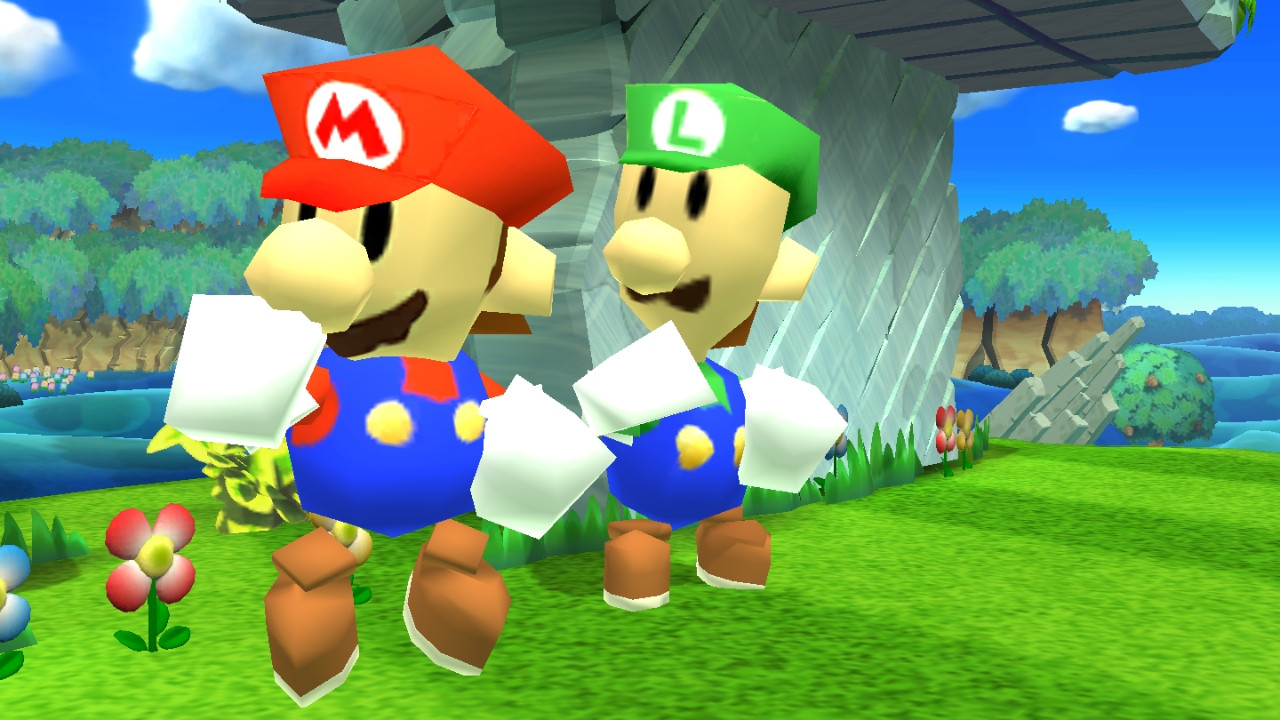 N64 Paper Mario Bros. [Super Smash Bros. (Wii U)] [Mods]