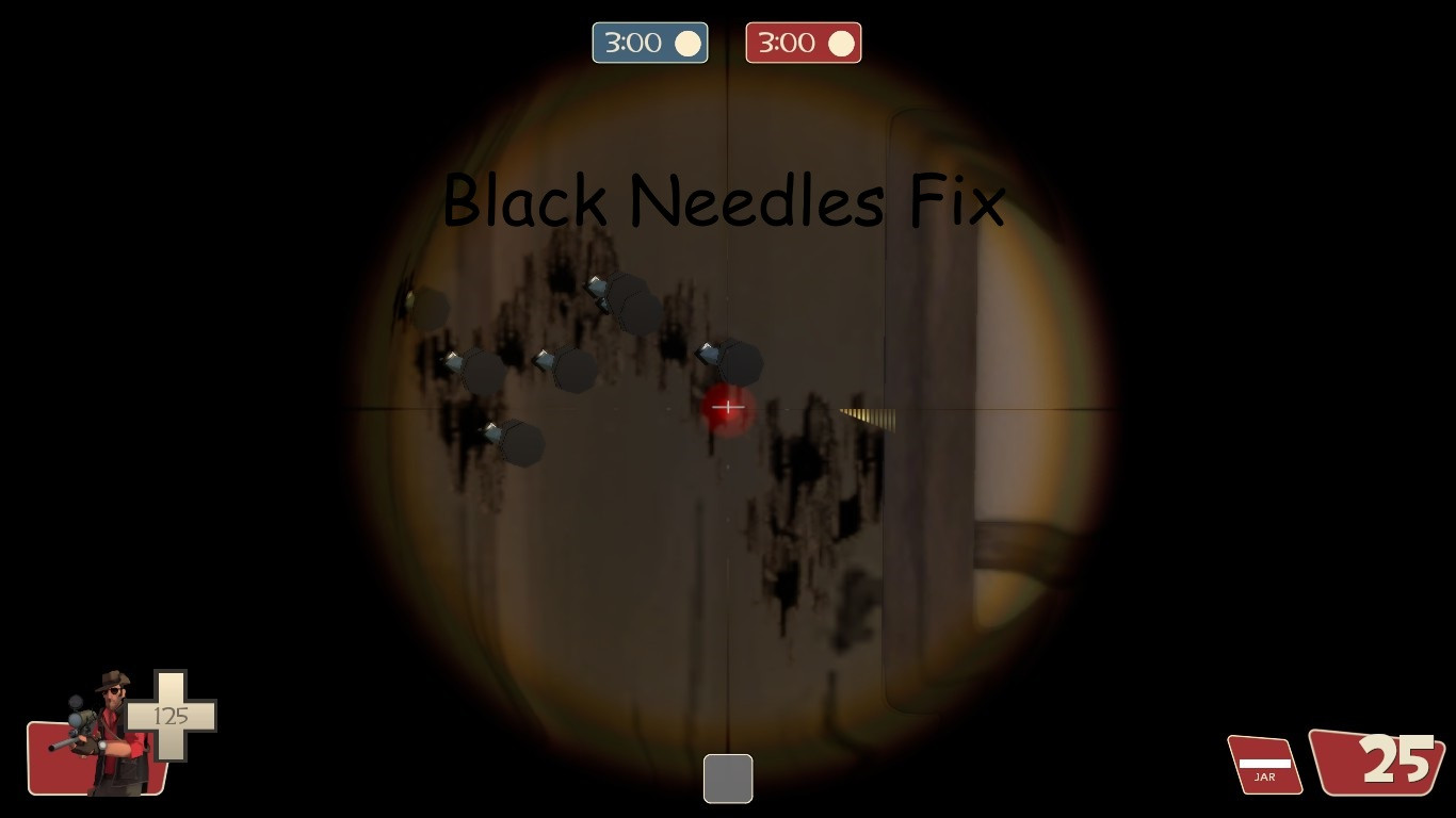 Black Needles For Syringe Gun Fix (I Think) [Team Fortress 2] [Mods]
