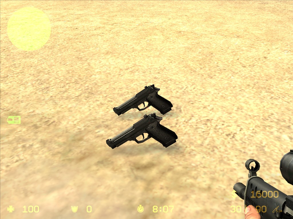 Black Beretta Dual Elites [Counter-Strike: Source] [Mods]