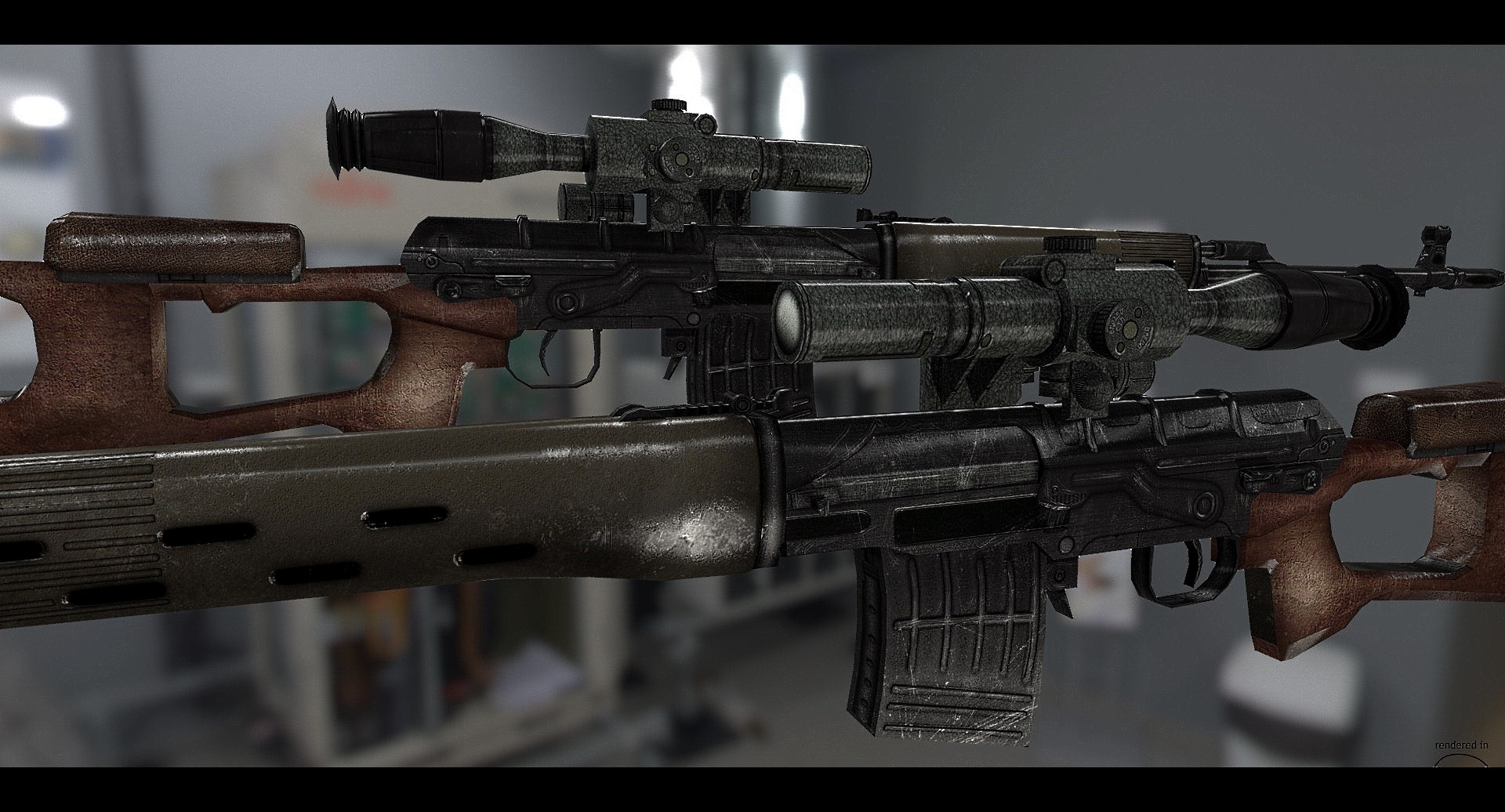 SVD Rifle HD Retexture Mod for S.T.A.L.K.E.R.: Call of Pripyat | S:COP Mods