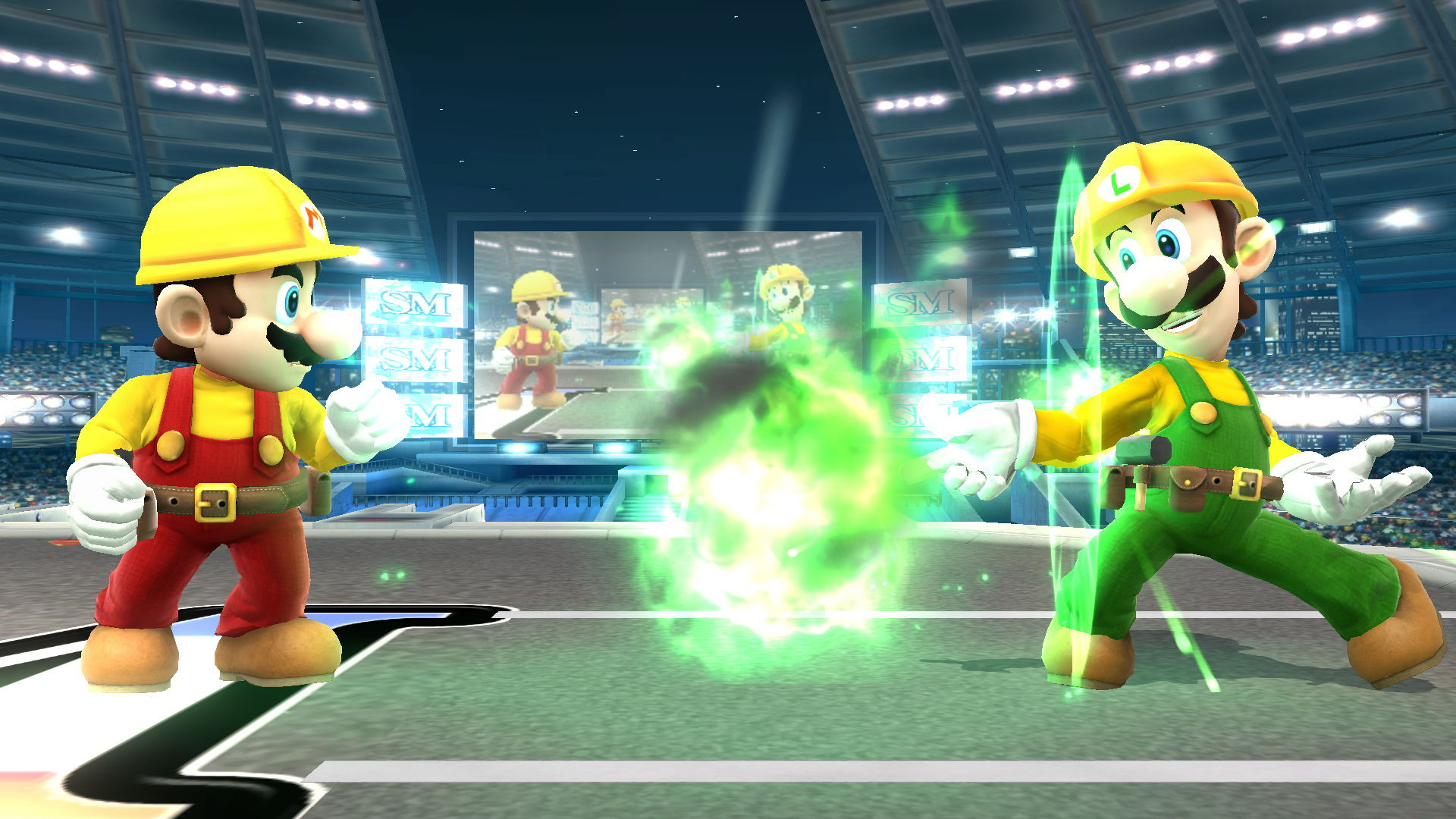 Builder Luigi Mod for Super Smash Bros. (Wii U) | SSB4U Mods