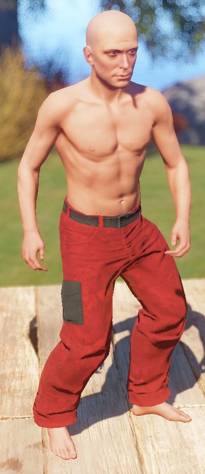 red / blue outfits Mod for Rust | Rust Mods