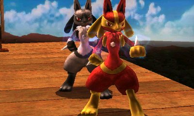 Red and Gold lucario (with csp) [Super Smash Bros. (3DS)] [Mods]