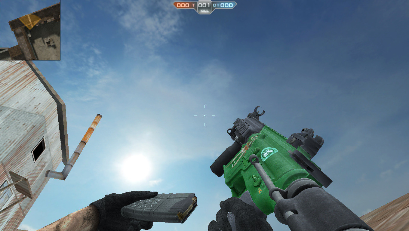 PD2 HK416C (a.k.a bootleg rifle) [Counter-Strike 1.6] [Mods]