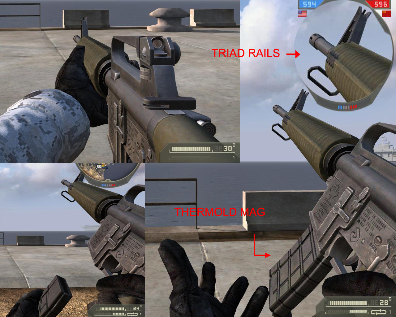 Tailer76 & BFSolo Weapons Legacy Pack Mod for Battlefield 2 | BF2 Mods