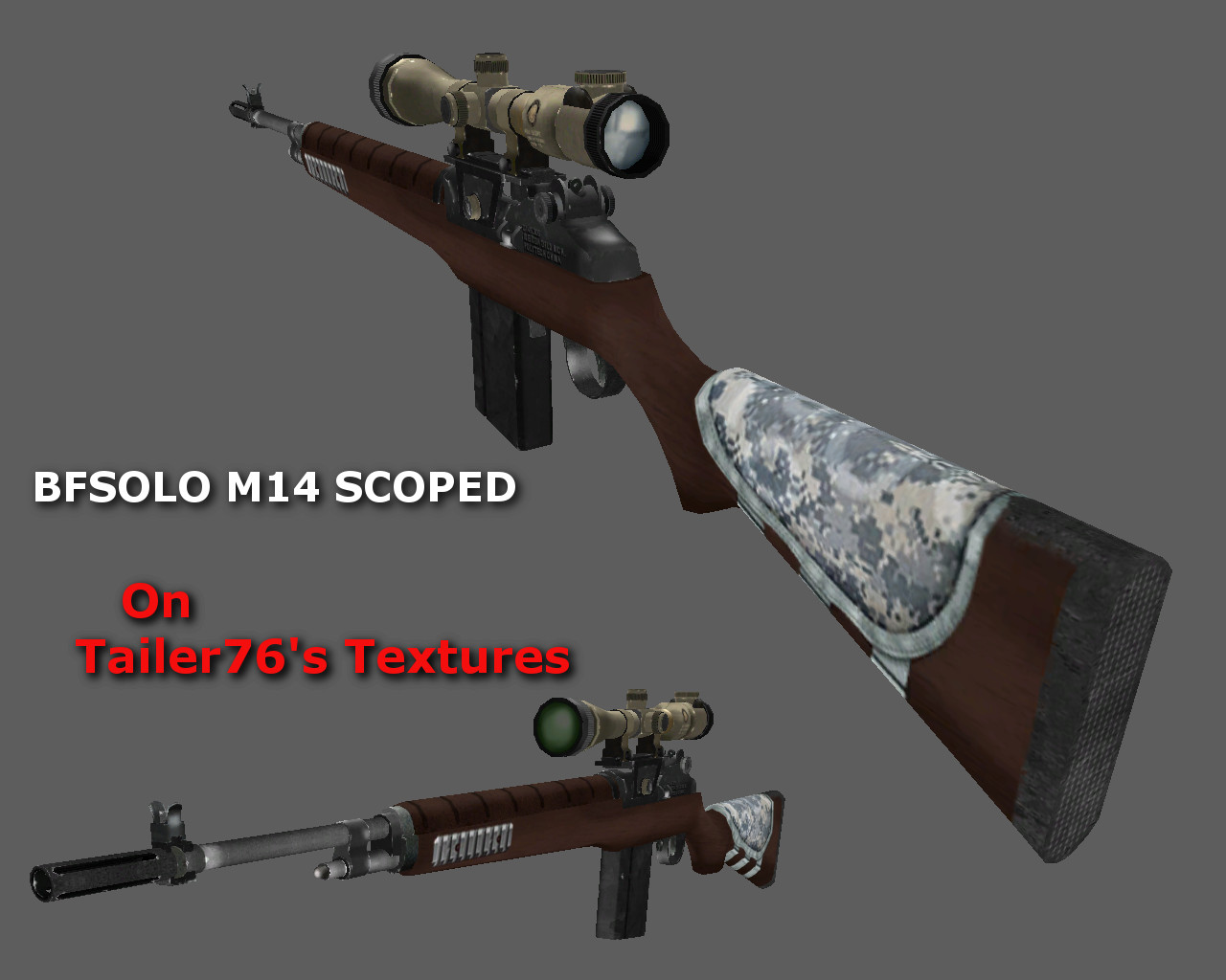 Tailer76 & BFSolo Weapons Legacy Pack Mod for Battlefield 2 | BF2 Mods