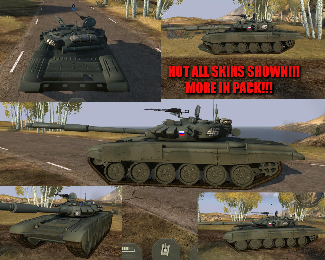 Tailer76 Vehicle Texture Legacy Pack Mod for Battlefield 2 | BF2 Mods