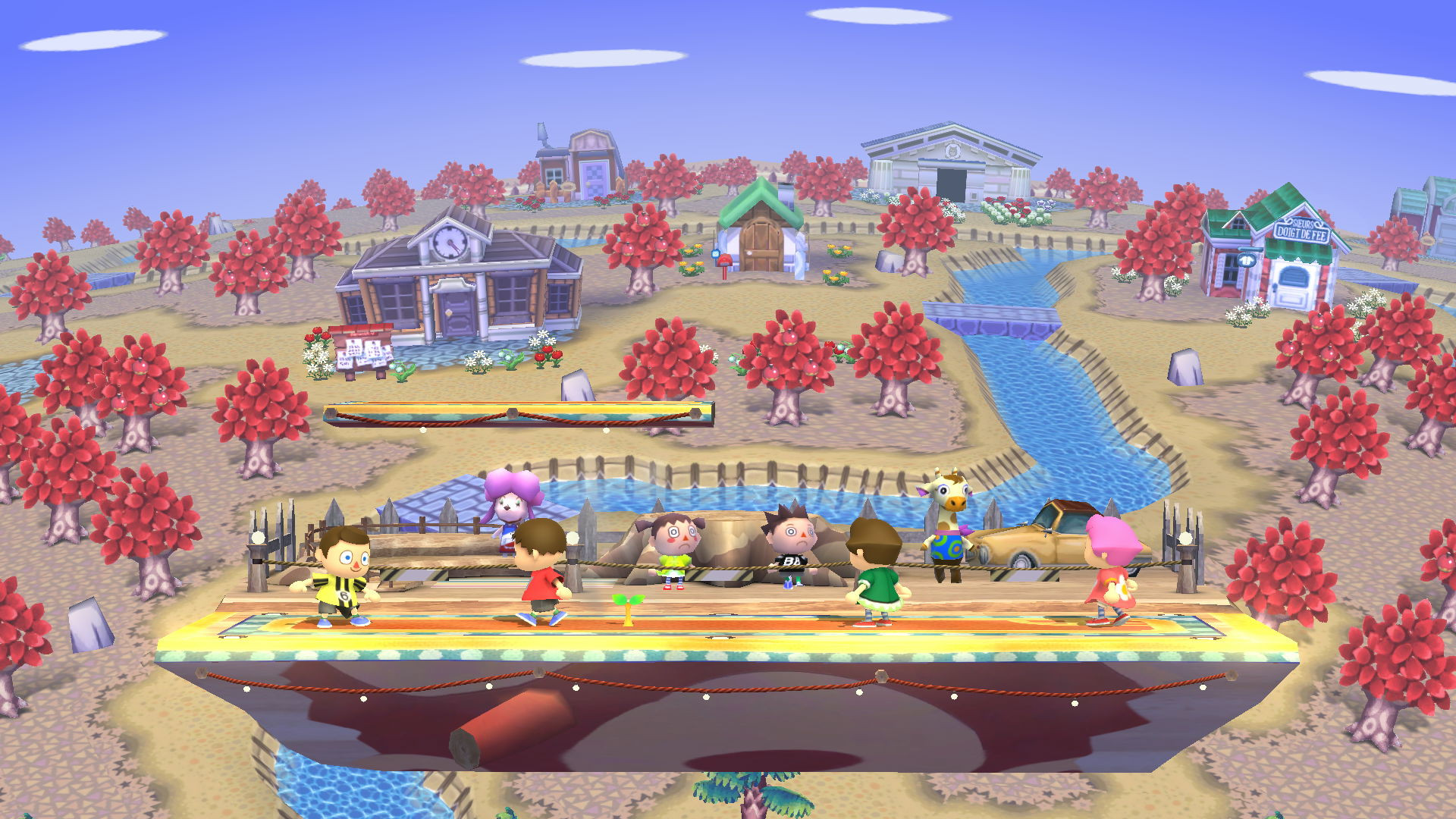 Autumn Smashville Mod for Super Smash Bros. (Wii U) | SSB4U Mods