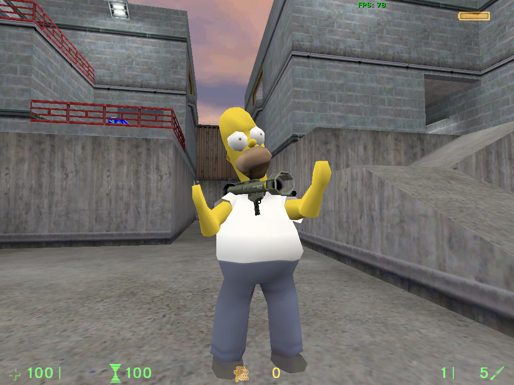 Homer Simpson Mod for Half-Life | HL Mods